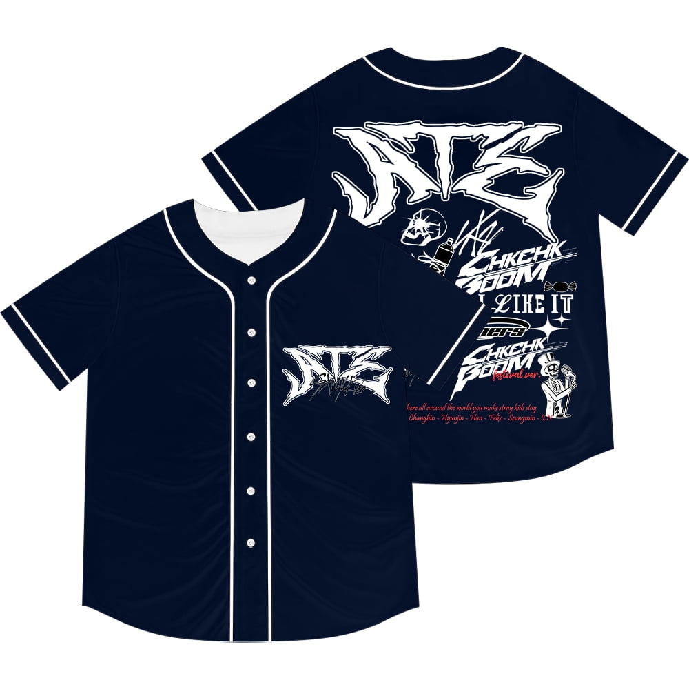 Stray Kids Ate Tracklist Tee SKZ Dominate World Tour Merch Baseball ...