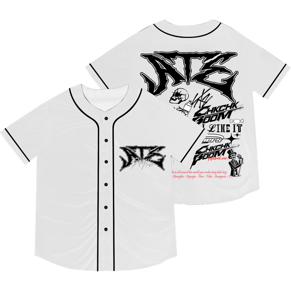 Stray Kids Ate Tracklist Tee SKZ Dominate World Tour Merch Baseball ...