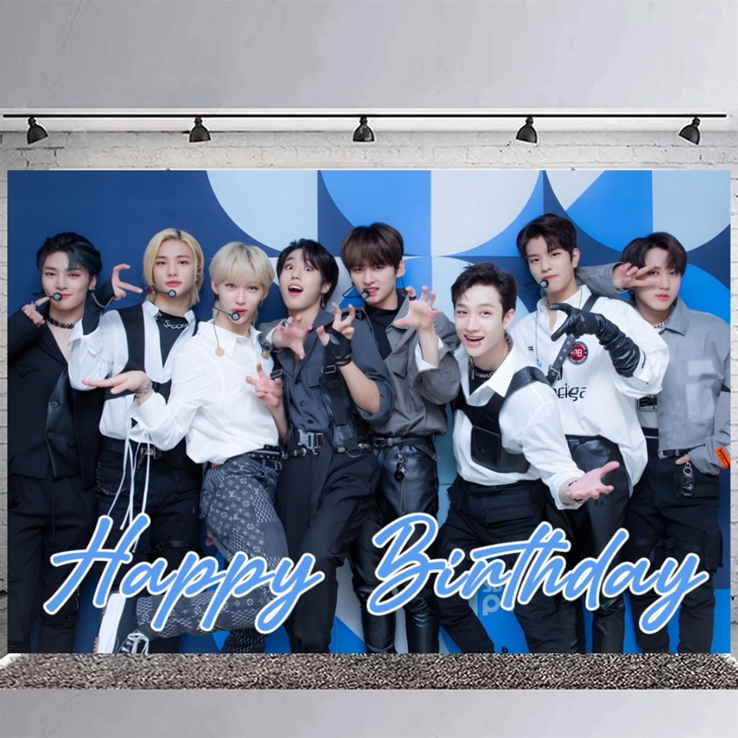 Stray Kids Backdrop 71x43IN Stray Kids Kpop Birthday Party Supplies ...