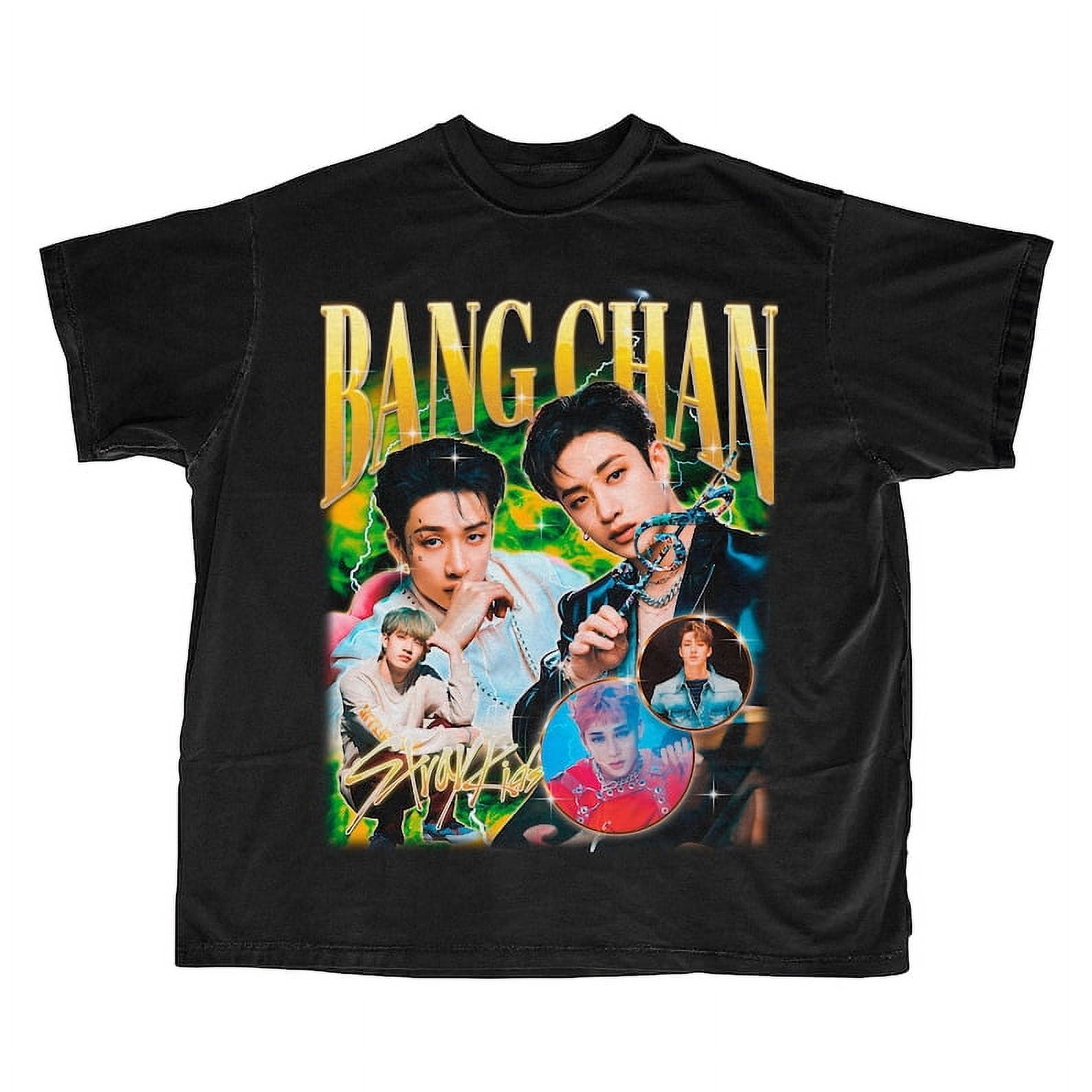 Stray Kids Bang Chan Retro Bootleg T-Shirt | K-Pop Merch | SKZ Unisex ...