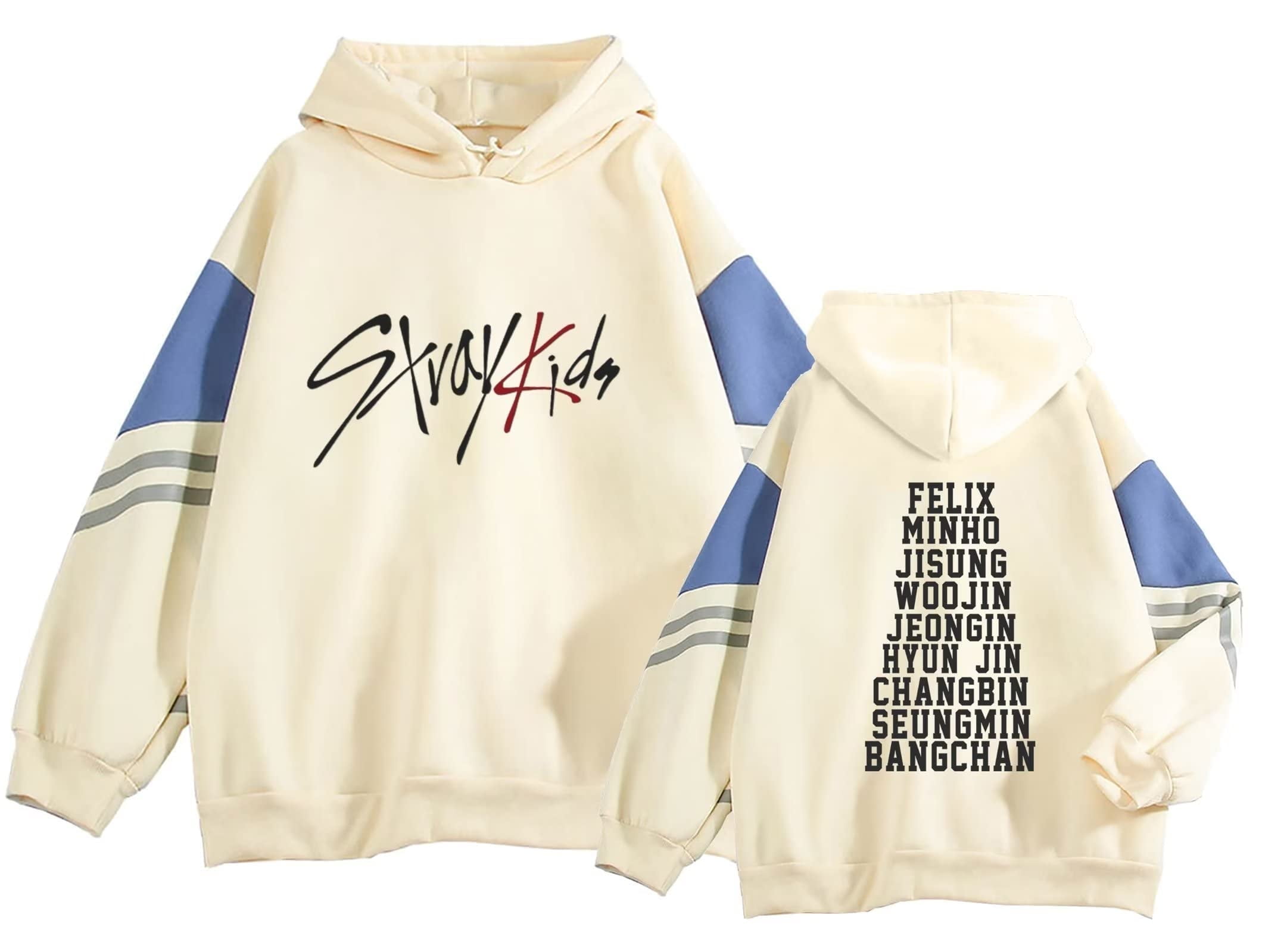 Stray Kids Bangchan Felix Hyunjin Kpop Merch Hoodie - Unisex Cosplay ...