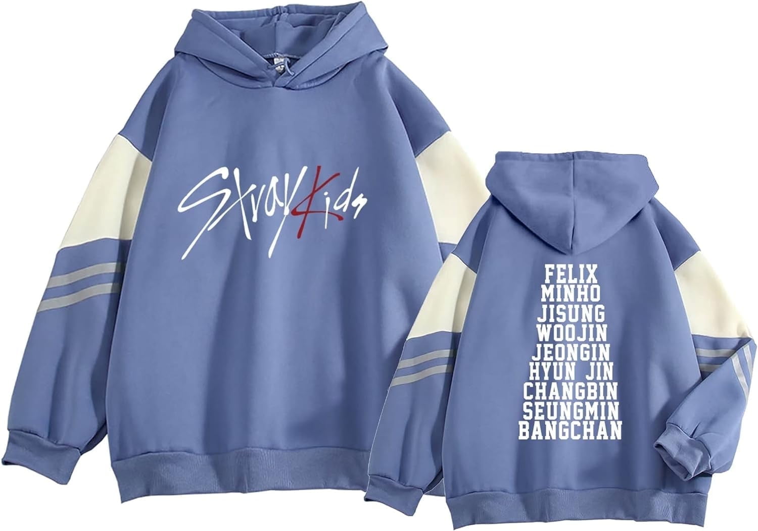 Stray Kids Bangchan Felix Hyunjin Kpop Merch Hoodie - Unisex Cosplay ...