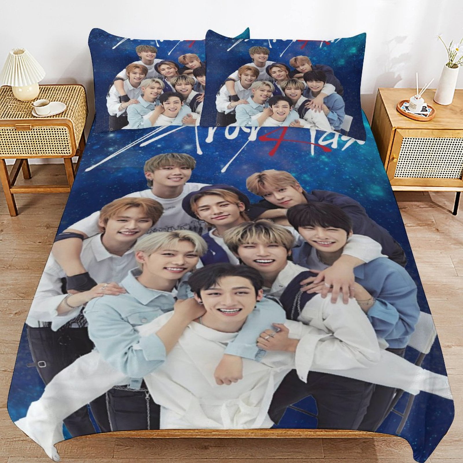 Stray Kids Bed Duvet Cover Microfiber Bedding Sets 3D Printed ...