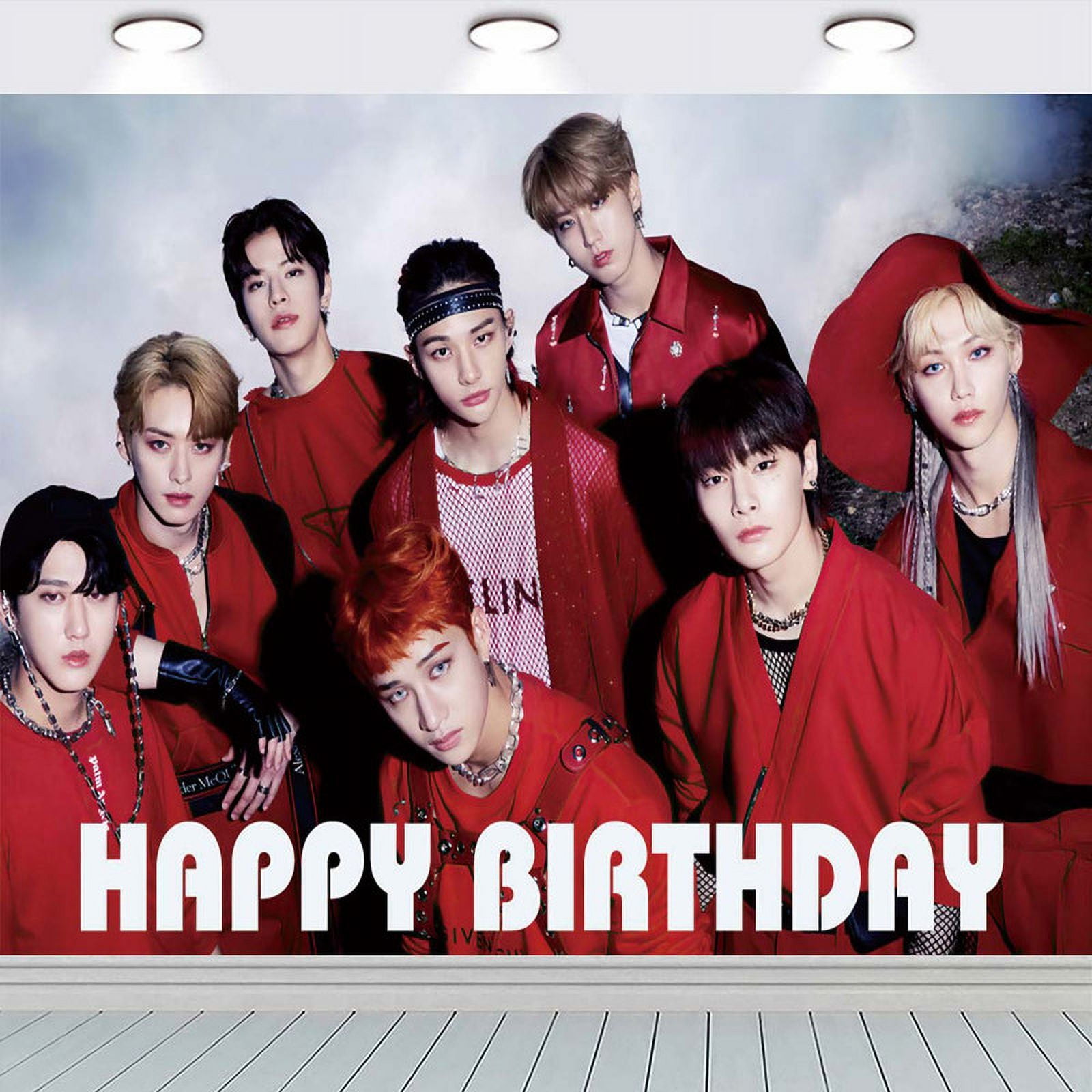 Stray Kids Birthday Banner Backdrop Background Taspestry Post Wall ...