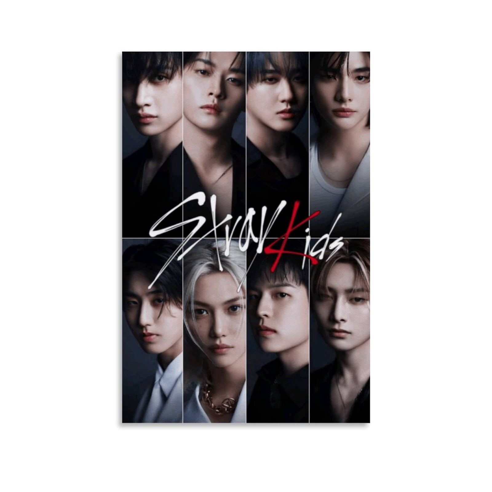 Stray Kids Boys Group (1) Painting Vintage Poster Picture Print Wall ...