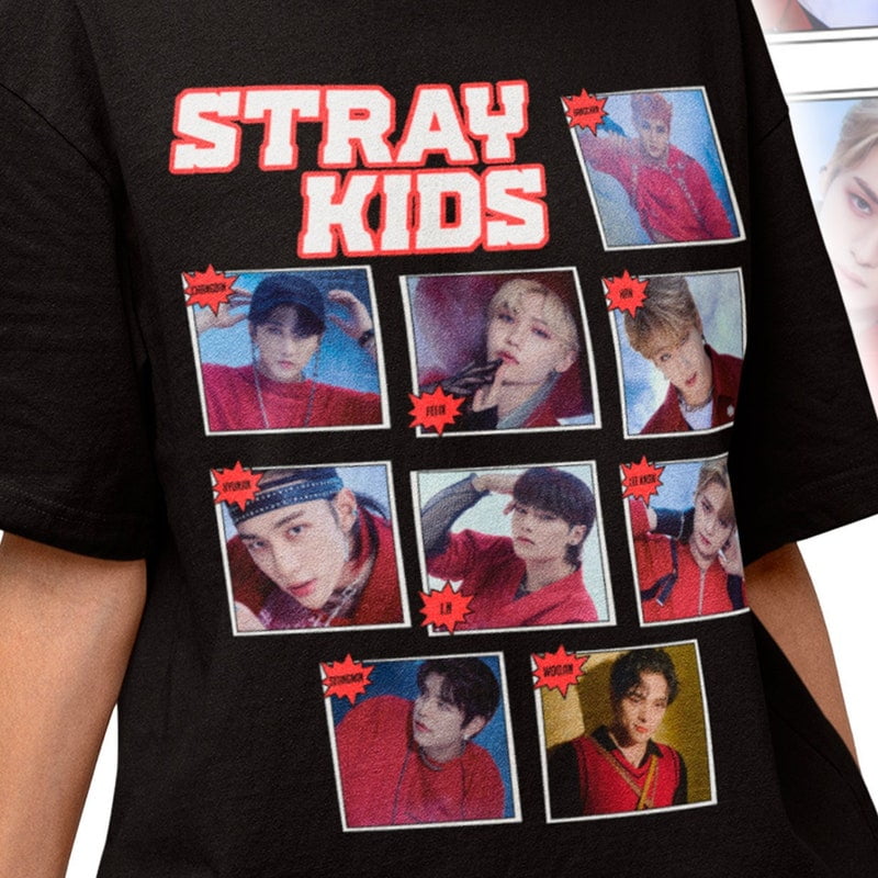Stray Kids Collage Shirt - Stray Kids Kpop Sweater - Stray Kids Kpop ...