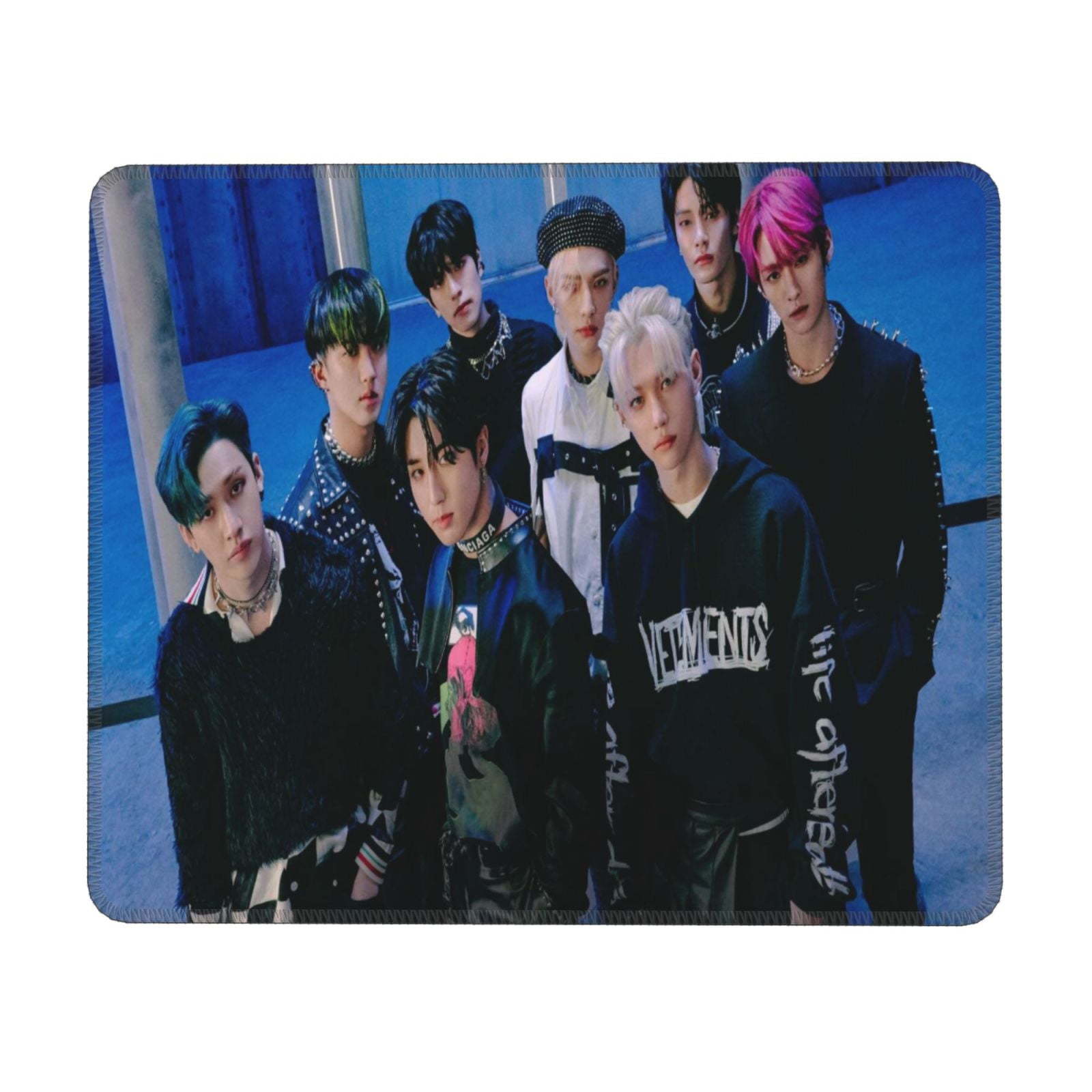 Stray Kids Desk Mat, Gaming Mouse Pad Mat with Non-Slip Base Stitched ...