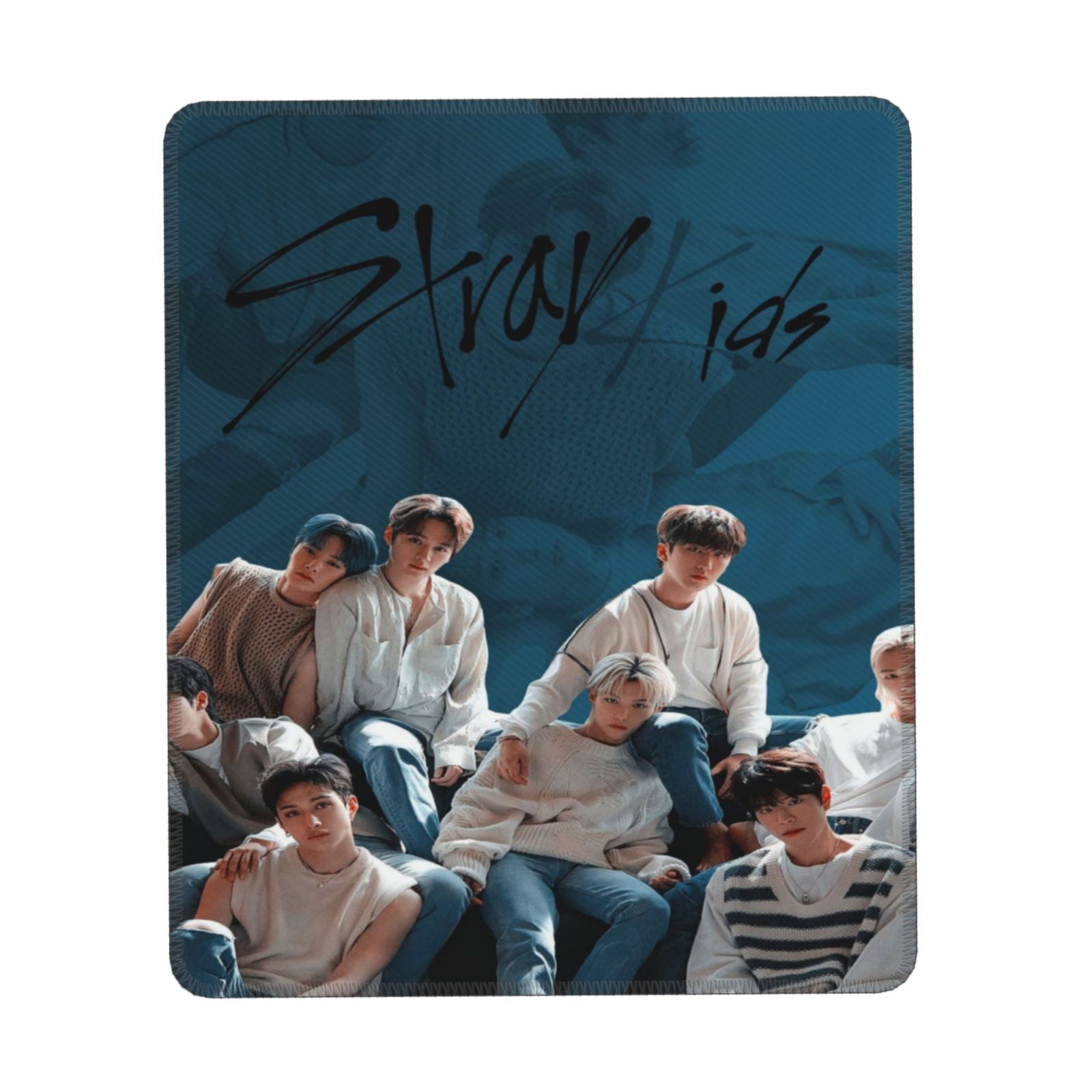 Stray Kids Desk Mat, Gaming Mouse Pad Mat with Non-Slip Base Stitched ...