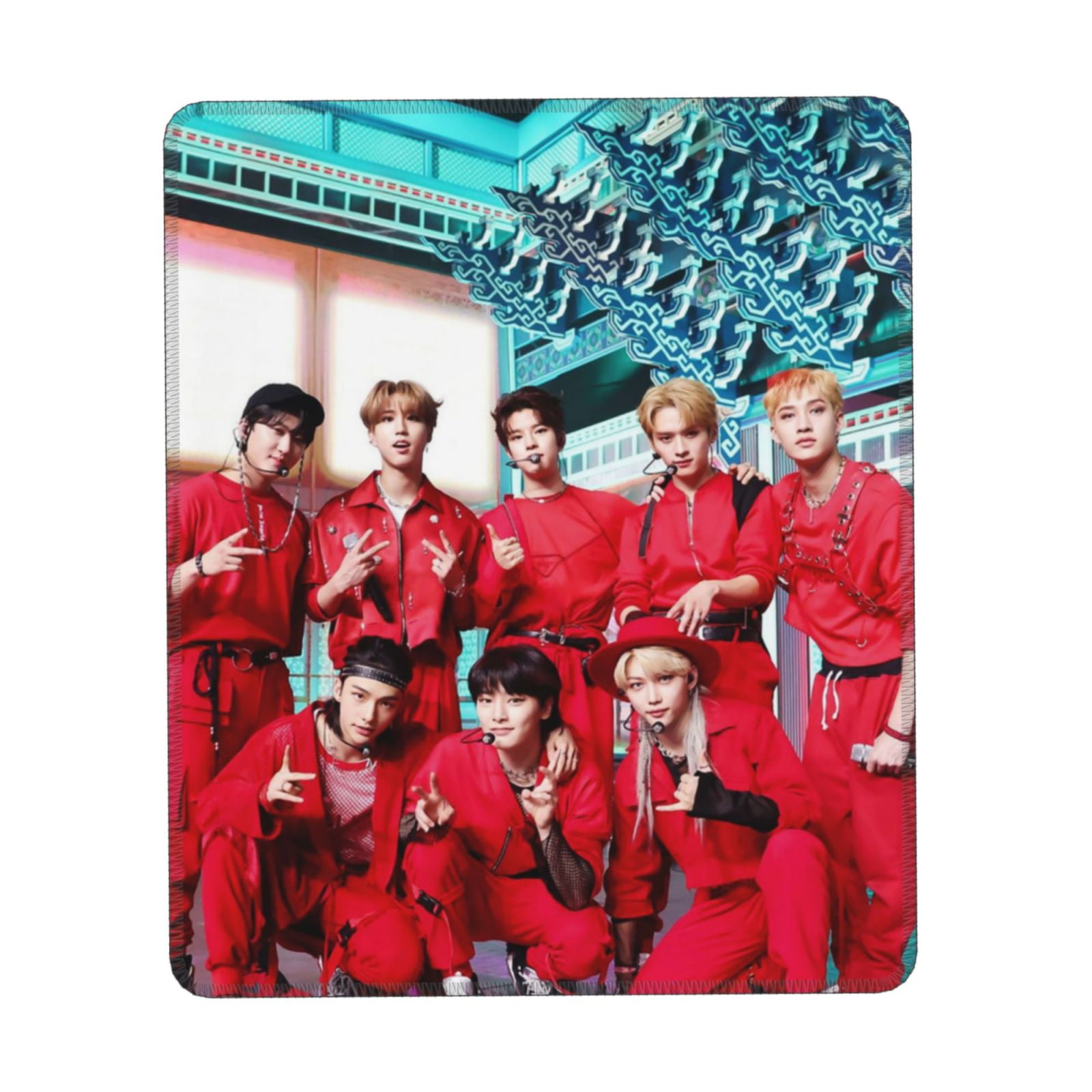 Stray Kids Desk Mat, Gaming Mouse Pad Mat with Non-Slip Base Stitched ...