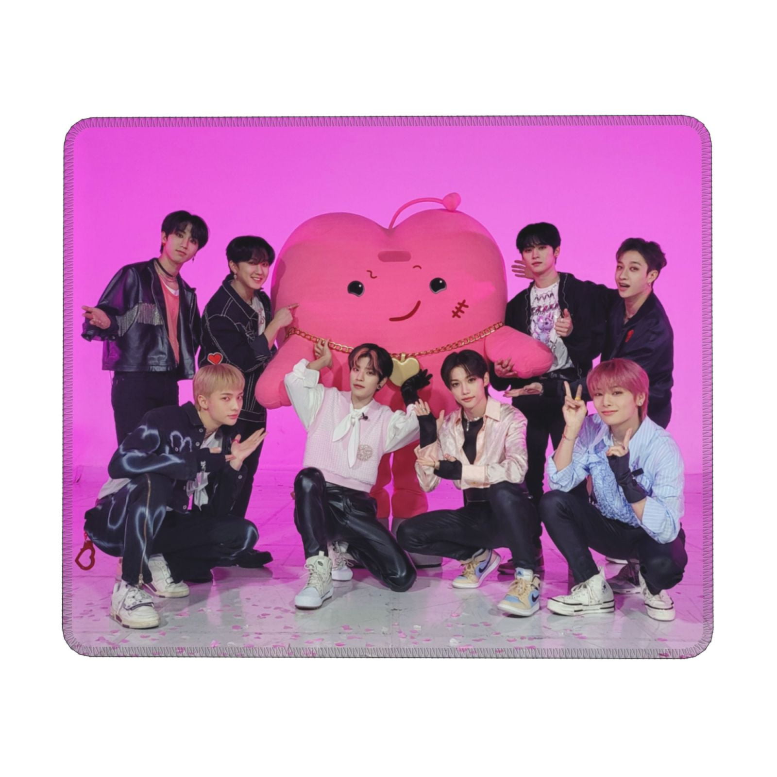 Stray Kids Desk Mat, Gaming Mouse Pad Mat with Non-Slip Base Stitched ...
