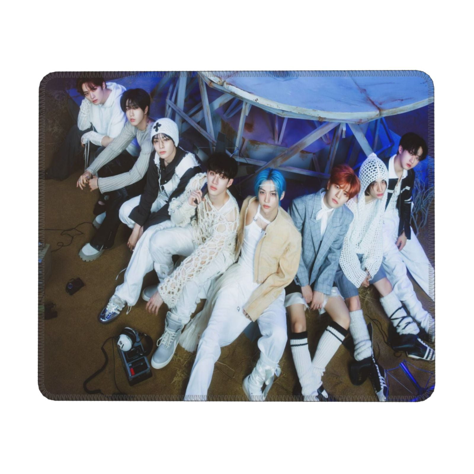 Stray Kids Desk Mat, Gaming Mouse Pad Mat with Non-Slip Base Stitched ...