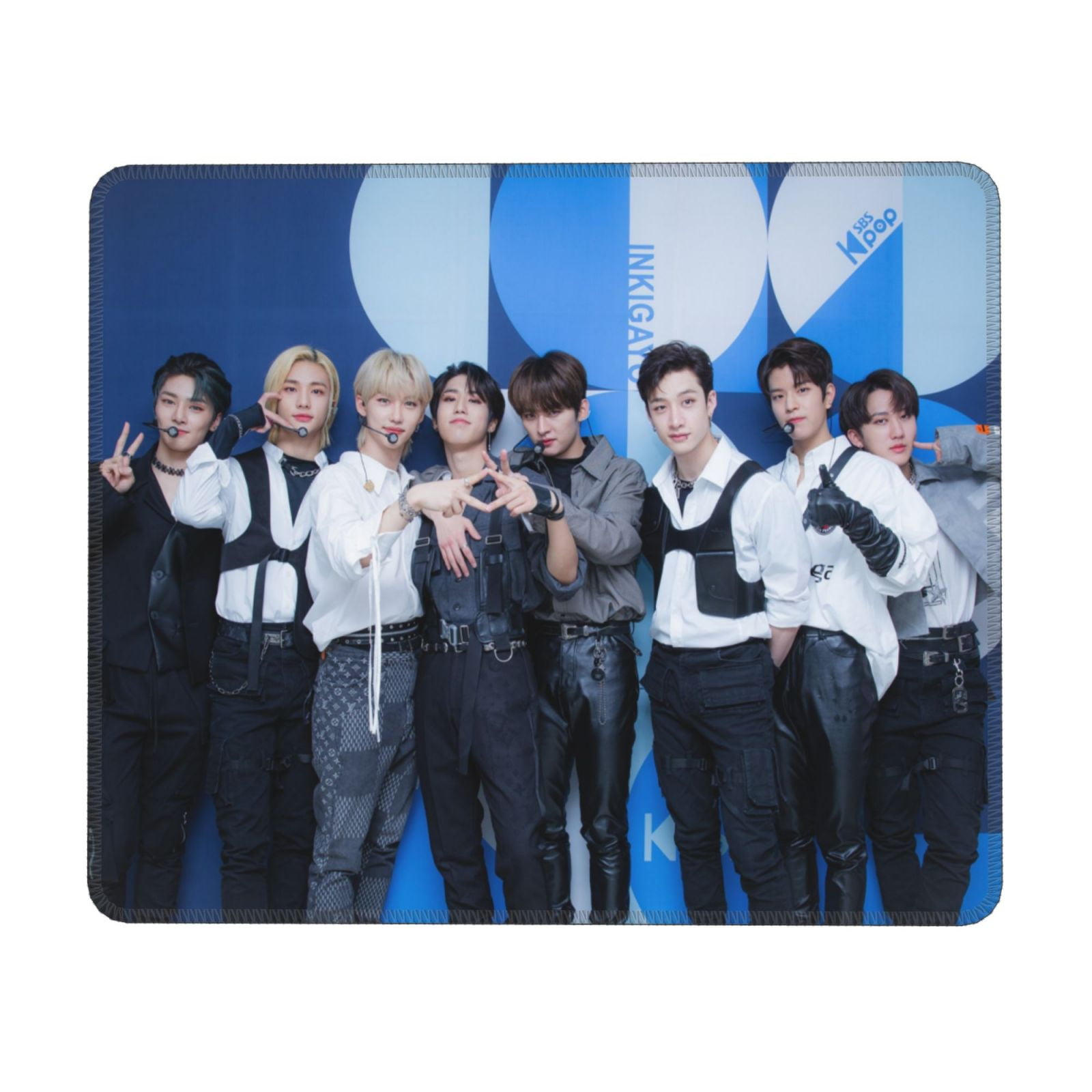 Stray Kids Desk Mat, Gaming Mouse Pad Mat with Non-Slip Base Stitched ...