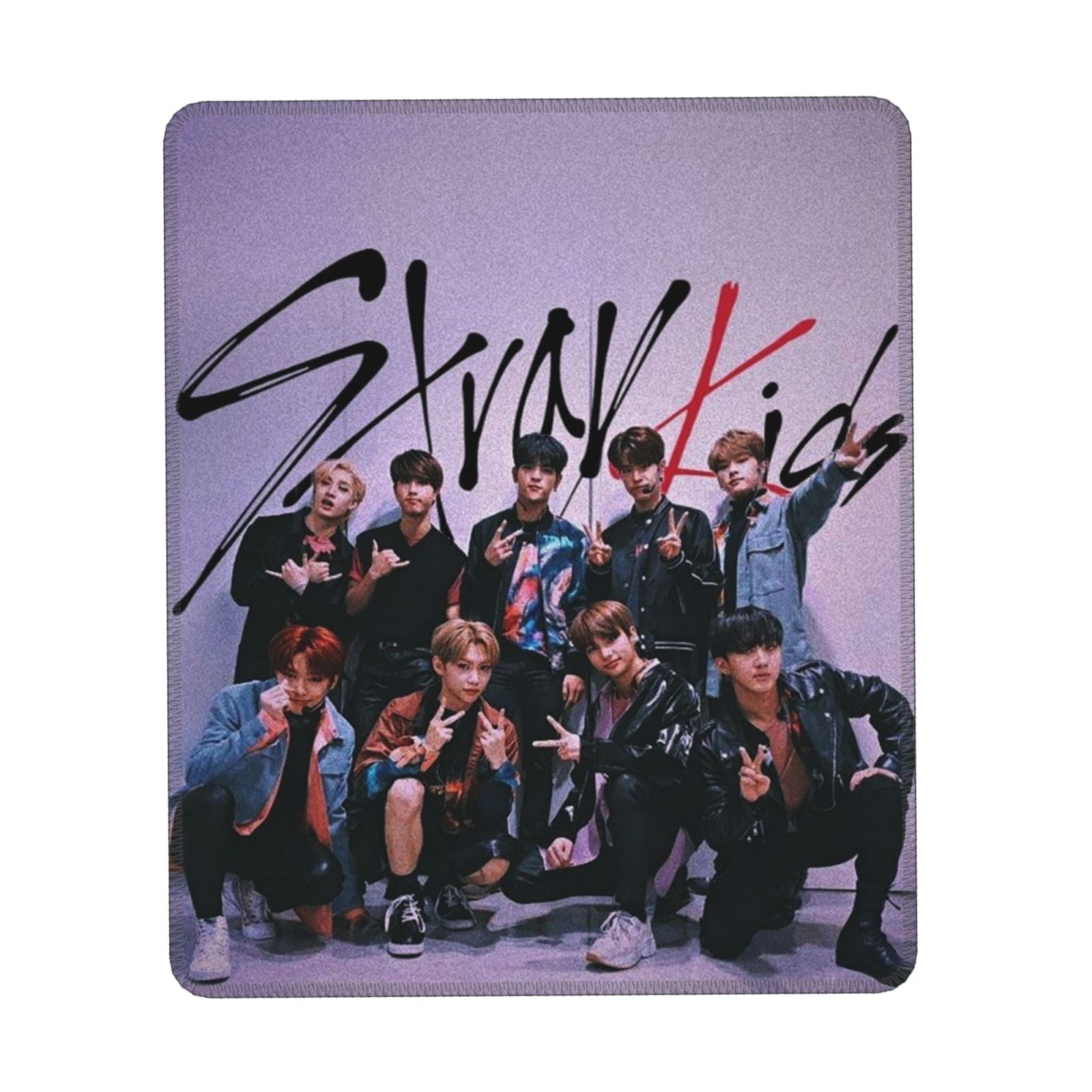 Stray Kids Desk Mat, Gaming Mouse Pad Mat with Non-Slip Base Stitched ...