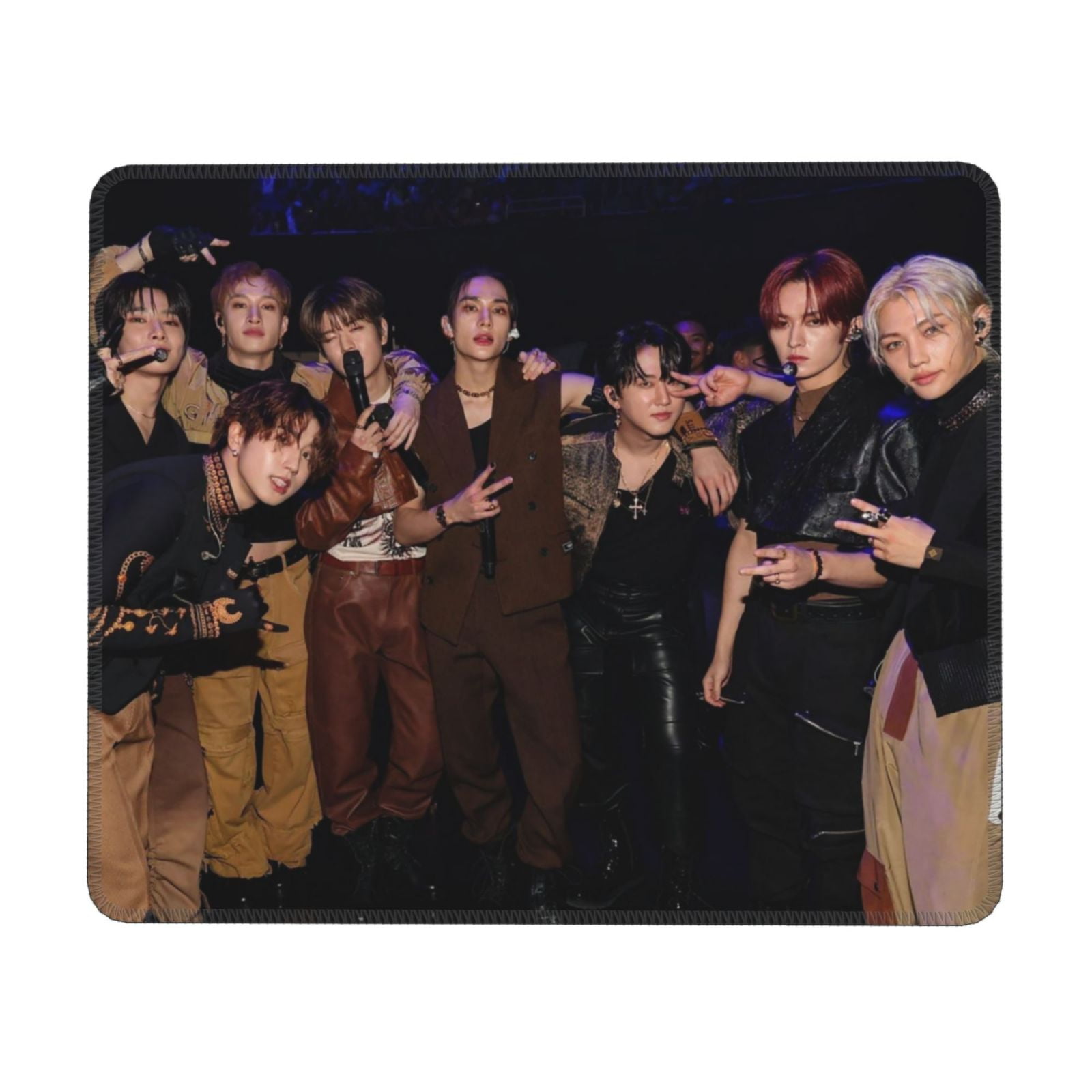 Stray Kids Desk Mat, Gaming Mouse Pad Mat with Non-Slip Base Stitched ...