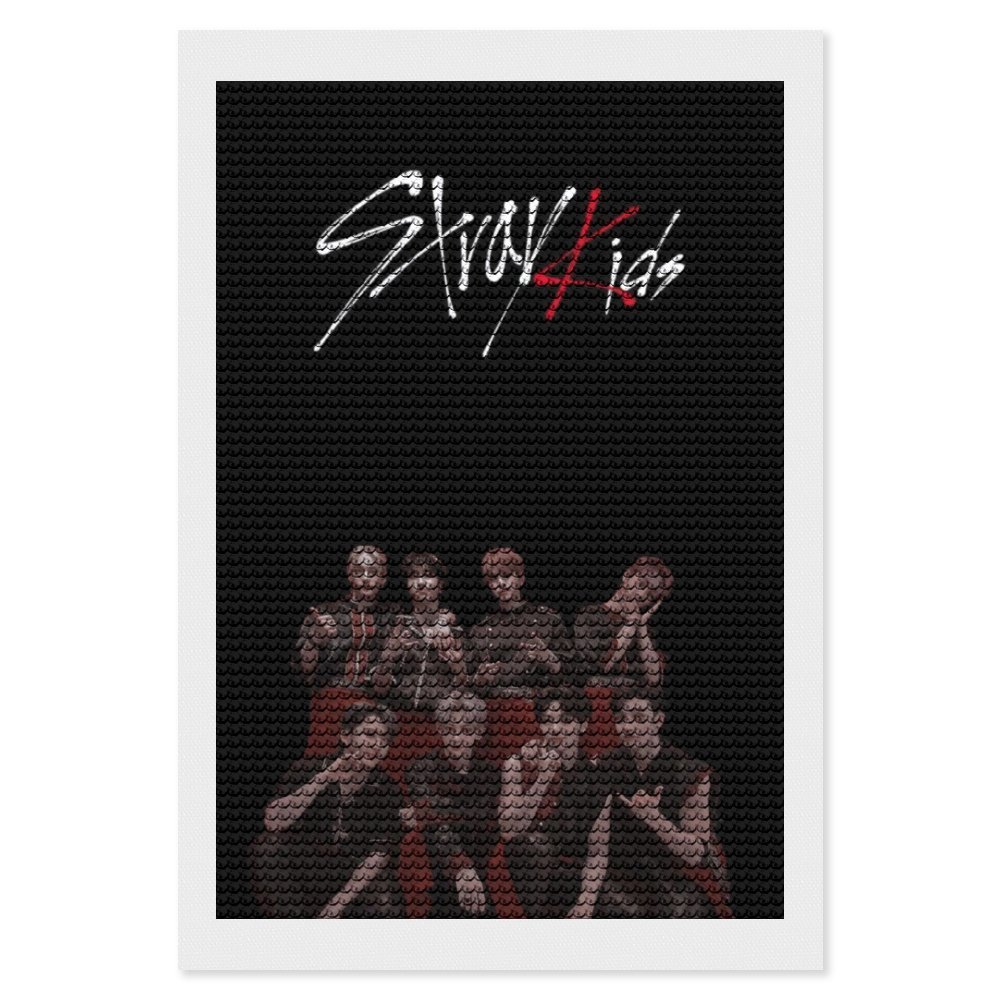 Stray Kids Diamond Art Kits for Adults DIY 5D Diamond Dots Paint Kits ...