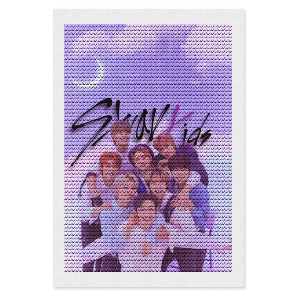 Stray Kids Diamond Art Kits for Adults DIY 5D Diamond Dots Paint Kits ...