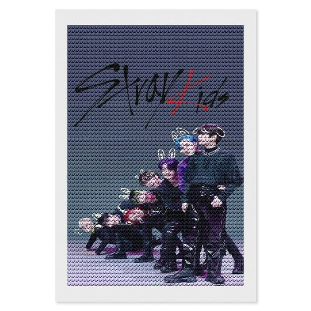 Stray Kids Diamond Art Kits for Adults DIY 5D Diamond Dots Paint Kits ...