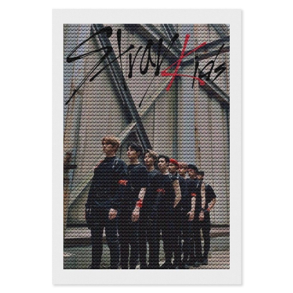 Stray Kids Diamond Art Kits for Adults DIY 5D Diamond Dots Paint Kits 8 ...