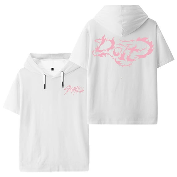 Stray Kids Do It Album Merch Hooded T-shirt Short Sleeve Tee Women Men ...