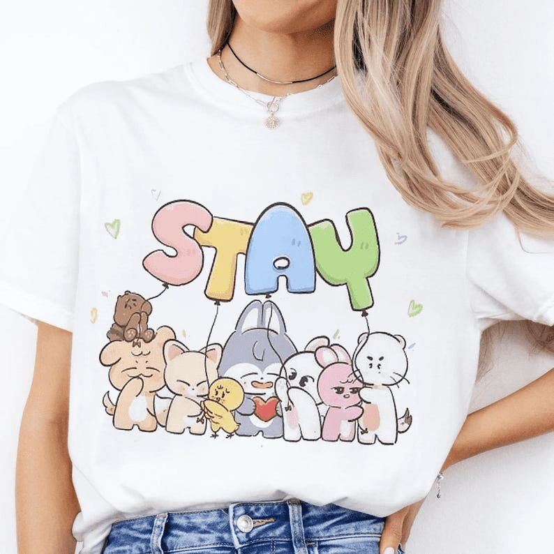 Stray Kids Domin Ate Tour 2025 T-Shirt, Straykids Bangchan Changbin Felix Lee Know Skzoo Chibi ...