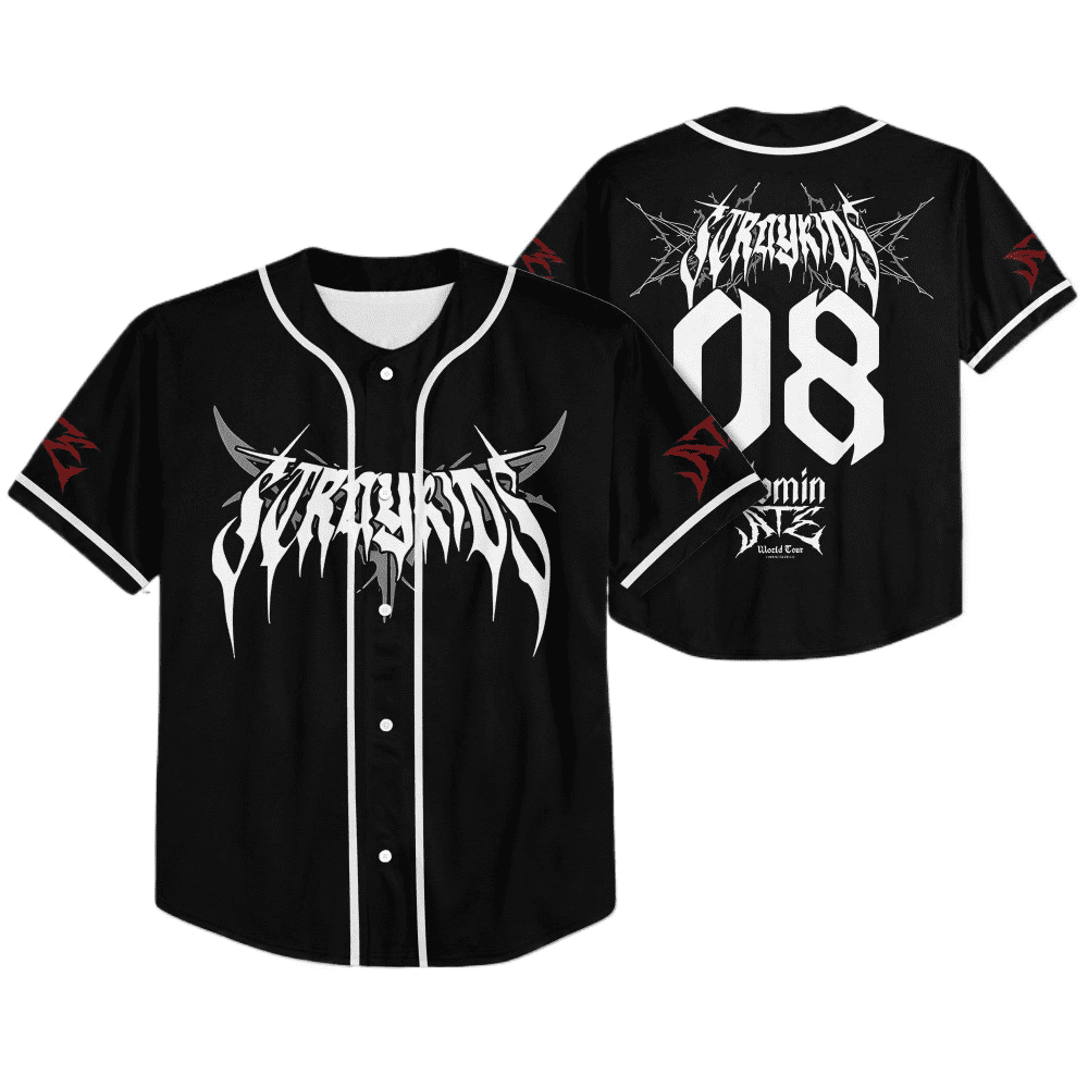 Stray Kids DominATE Baseball Jersey StrayKids DominATE World Tour 2025 ...