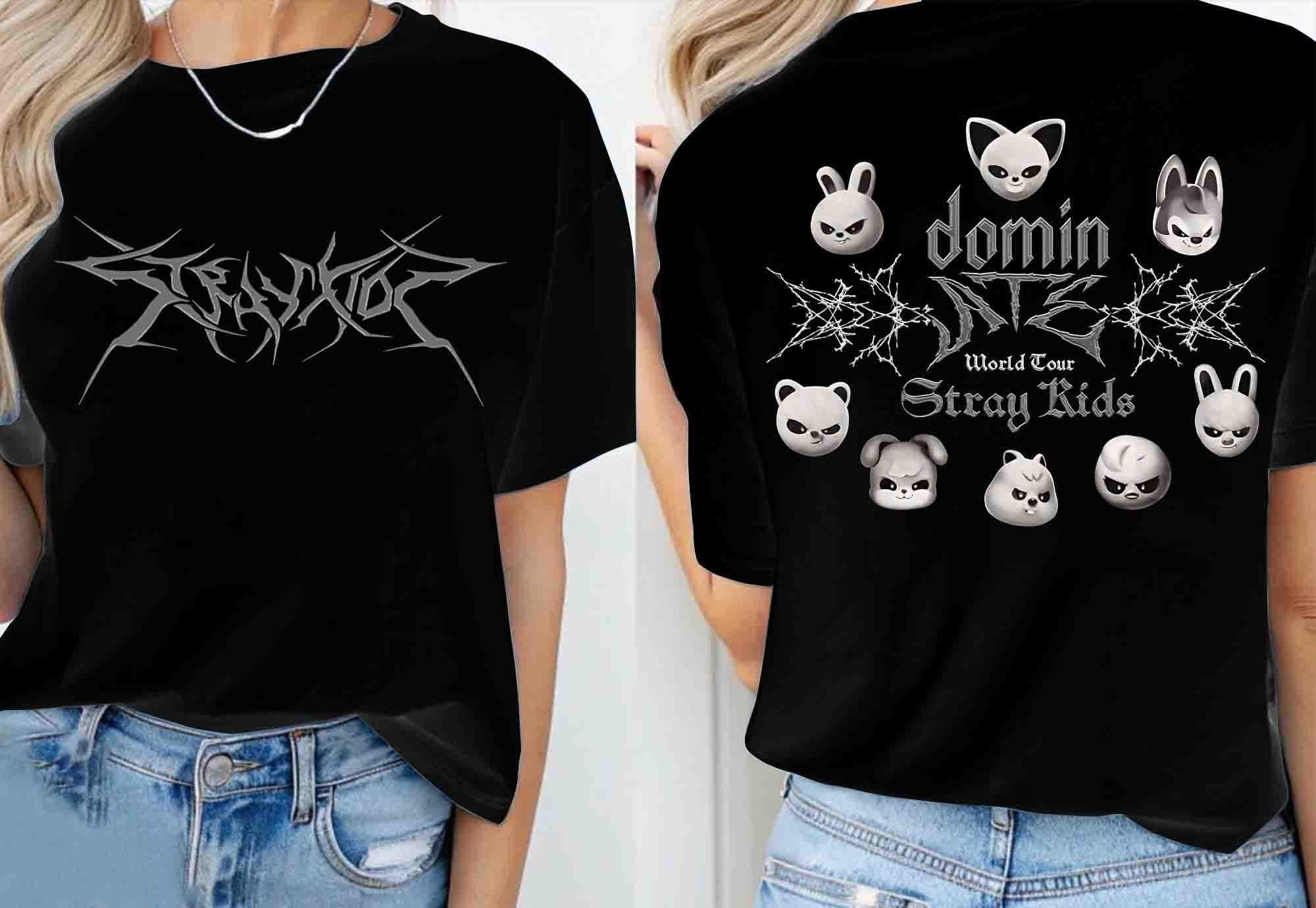 Stray Kids Dominate World Tour 2025 Shirt, Stray Kids Skzoo Shirt ...