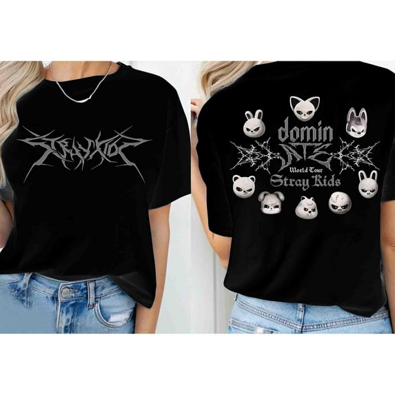 Stray Kids Dominate World Tour 2025 Shirt, Stray Kids Skzoo Shirt ...