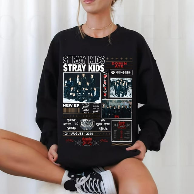 Stray Kids Dominate World Tour Sweatshirt, Stray Kids Ate Tracklist ...