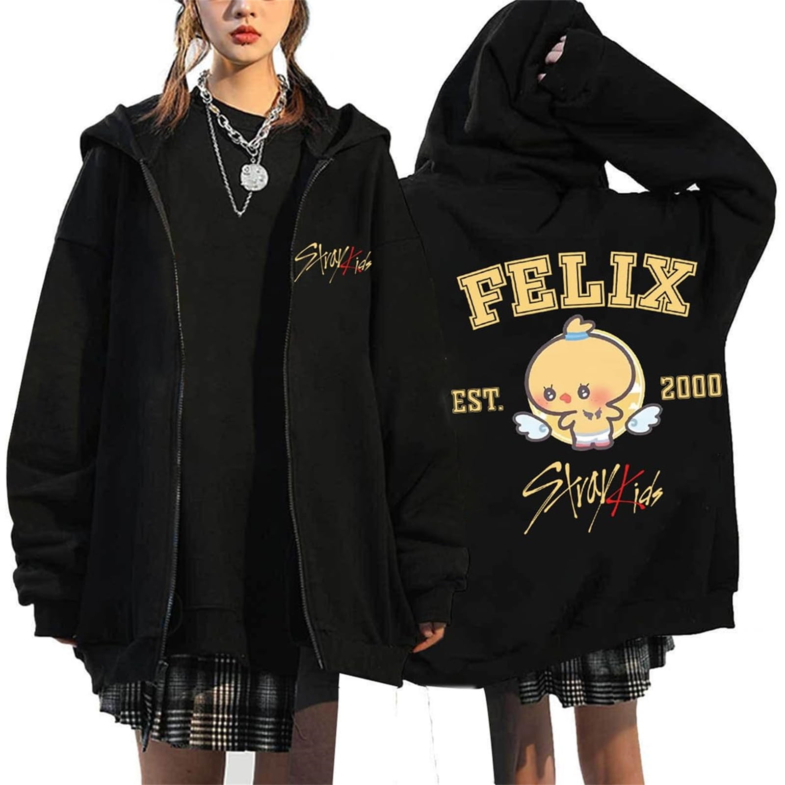 Stray Kids Fan Skzoo Collection Hoodie Jacket Cool Casual Wear for ...