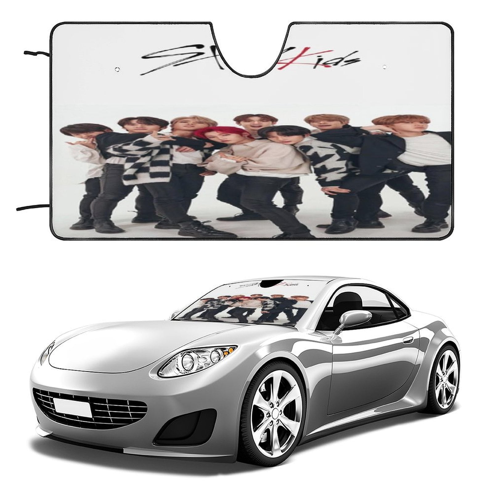 Stray Kids Foldable Car Windshield Sun Shades Universal Keep Your ...