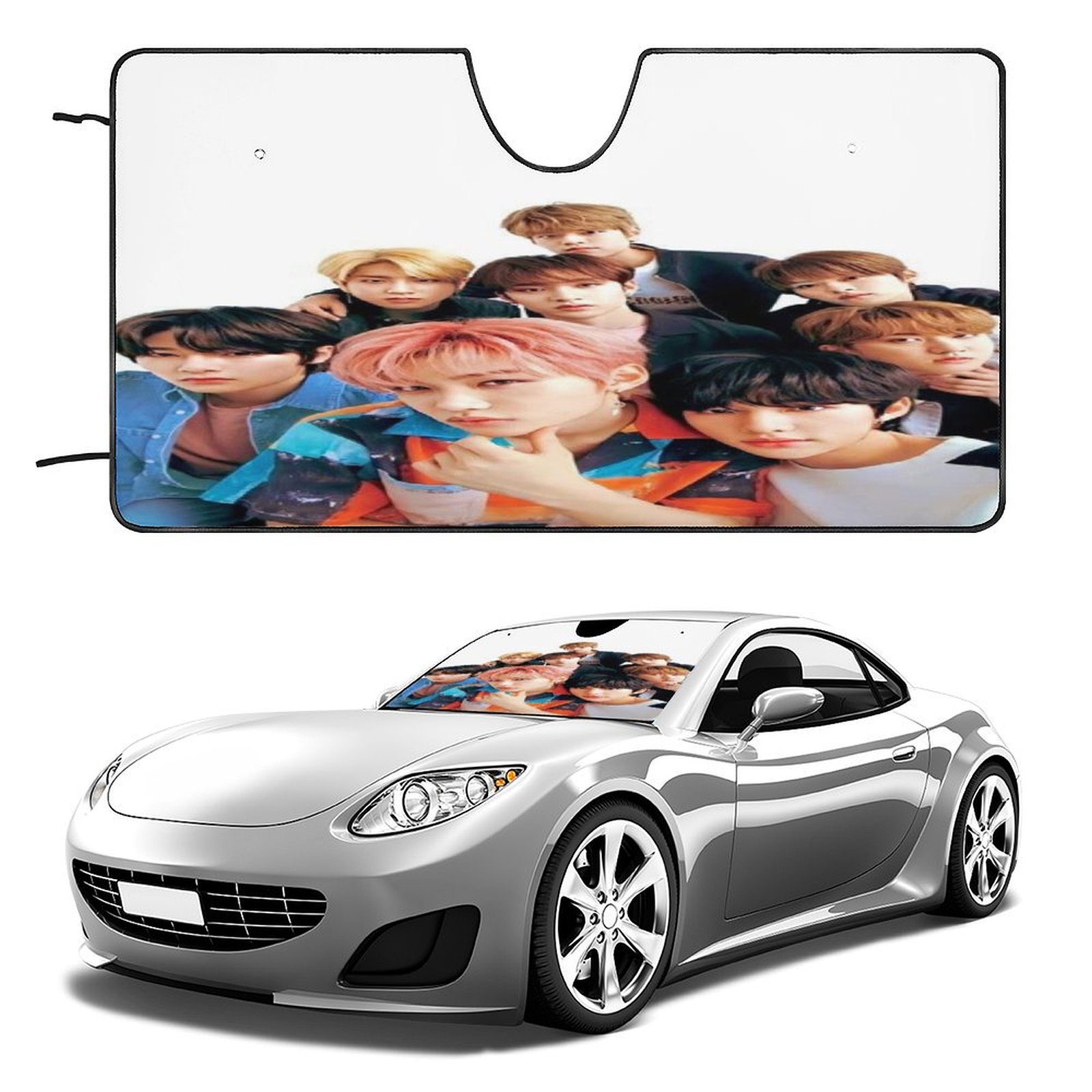 Stray Kids Foldable Car Windshield Sun Shades Universal Keep Your ...