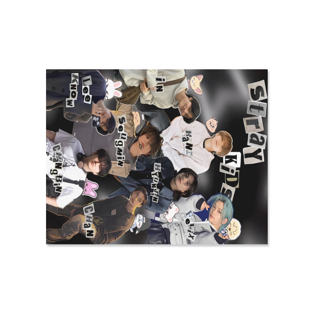 Stray Kids Frameless canvas poster - without frame anime poster bedroom ...