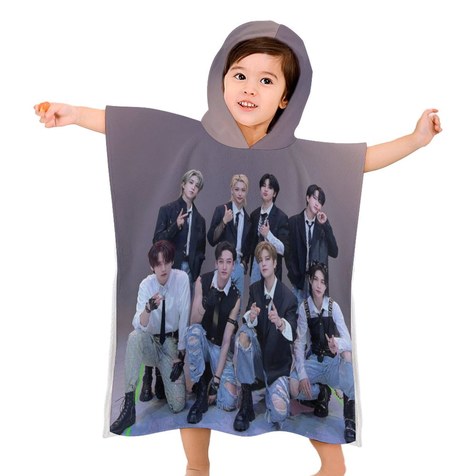 Stray Kids Hooded Towel for Kids - Toddler Bath Towel Kids Beach Towel ...
