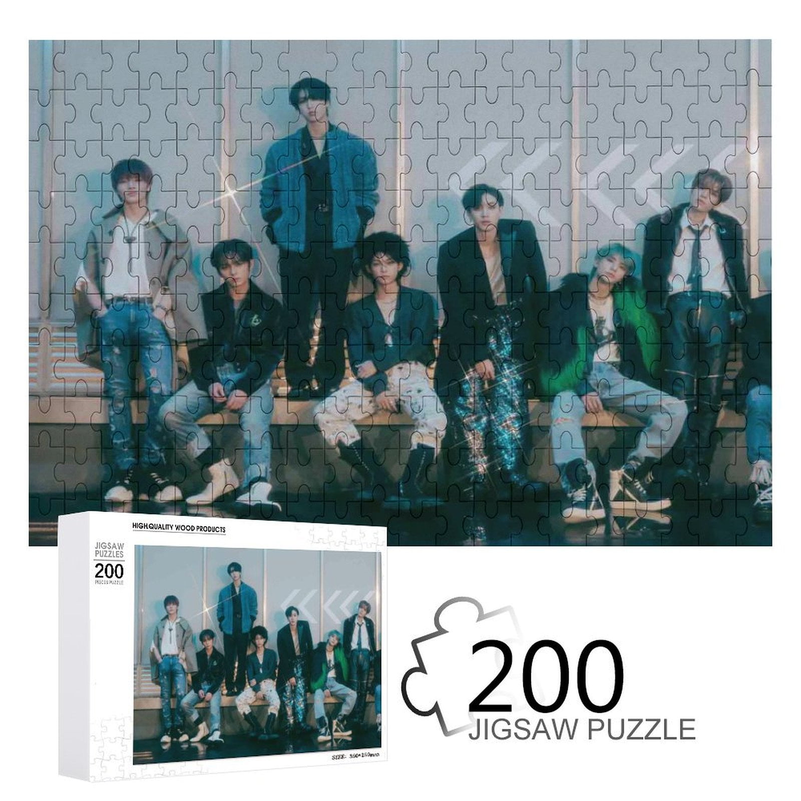 Stray Kids Jigsaw Puzzle 200 Piece Art Puzzles for Adults Kids Families ...