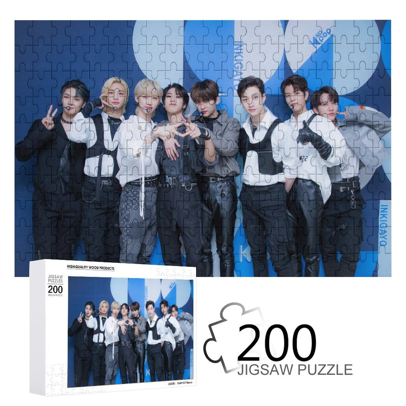 Stray Kids Jigsaw Puzzle 200 Piece Art Puzzles for Adults Kids Families ...