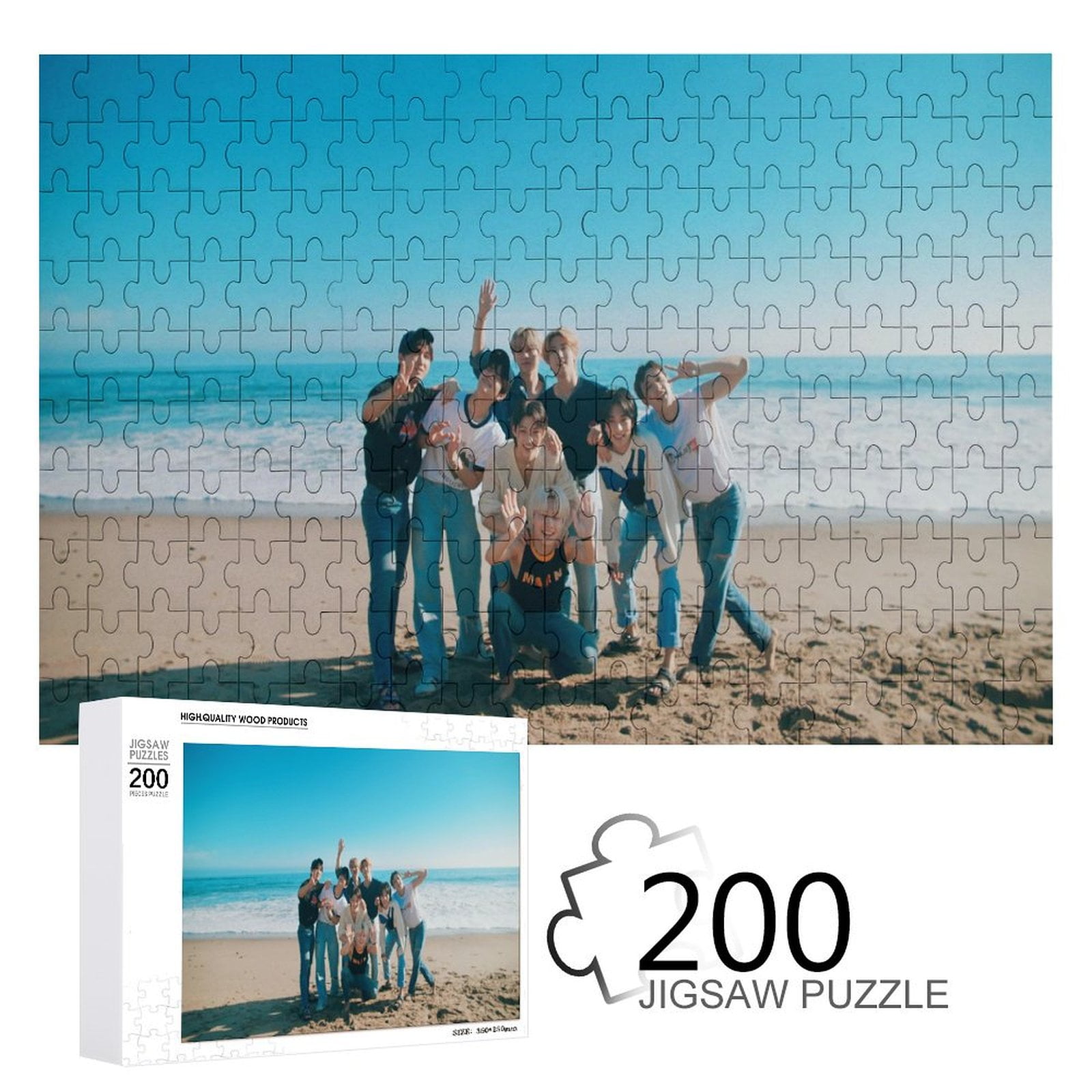 Stray Kids Jigsaw Puzzle 200 Piece Art Puzzles for Adults Kids Families ...