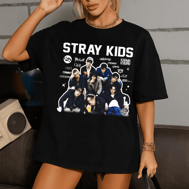 Stray Kids Karma Tracklist T-Shirt, Ceremony Shirt, Stray Kids dominATE ...