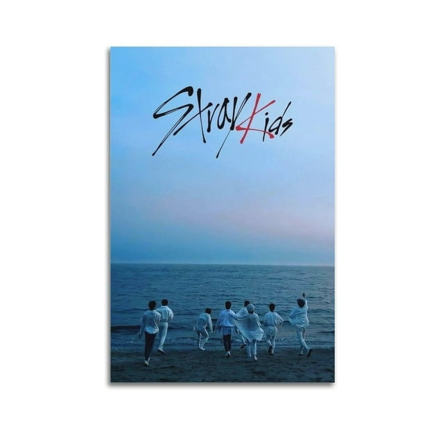 Stray Kids Korean Boy Band Kpop Poster Poster Album Cover Posters for Bedroom Wall Art Canvas ...