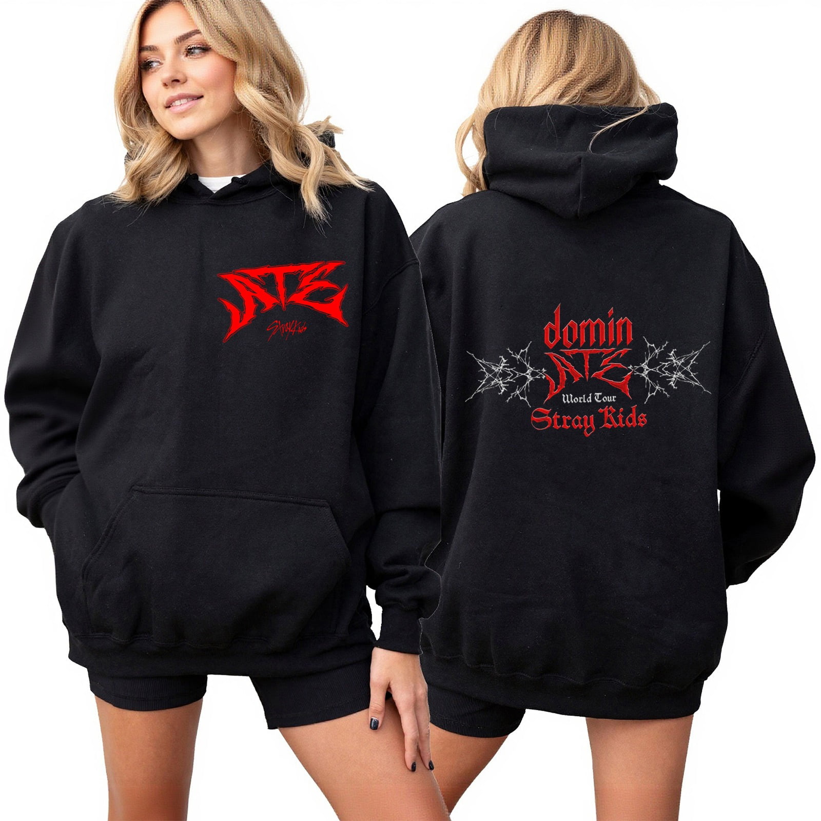 Stray Kids MANIAC Inspired Hooded Jacket Streetwear K-Pop Fan Fashion ...