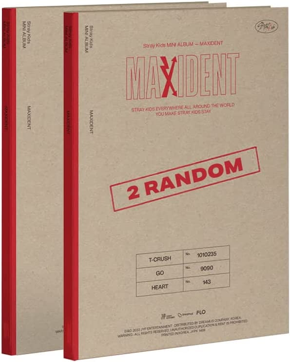 Stray Kids [ MAXIDENT ] CASE version ( 2 Random cover ) + Pre-order ...