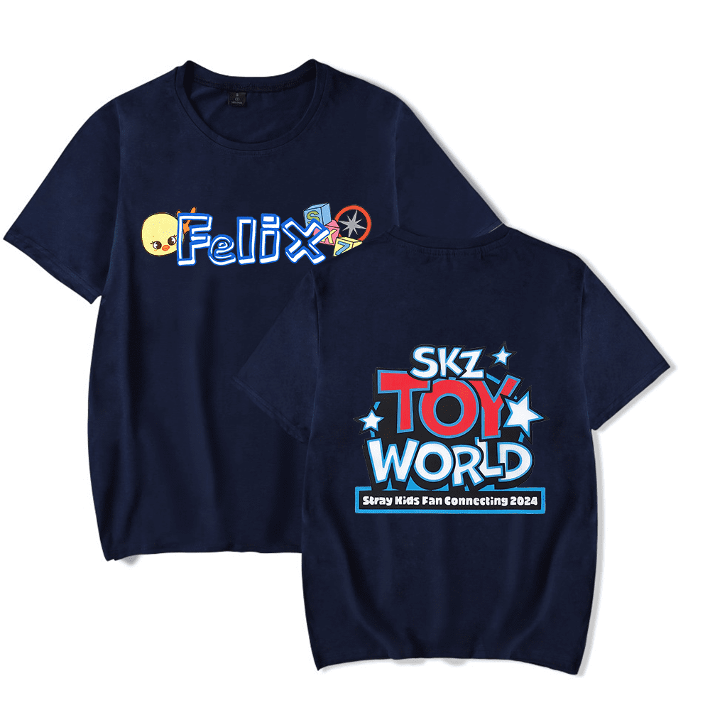 Stray Kids Mech T-Shirt SKZ Toy World BbokAri Felix Merch T Shirt Fan ...