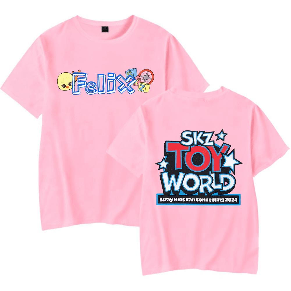 Stray Kids Mech T-Shirt SKZ Toy World BbokAri Felix Merch T Shirt Fan ...
