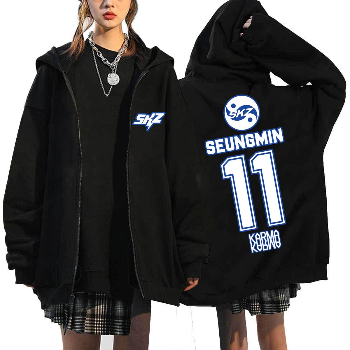 Stray Kids Merch - 2025 New Skz Album Ate Hoodie Jacket Felix Hyunjin ...
