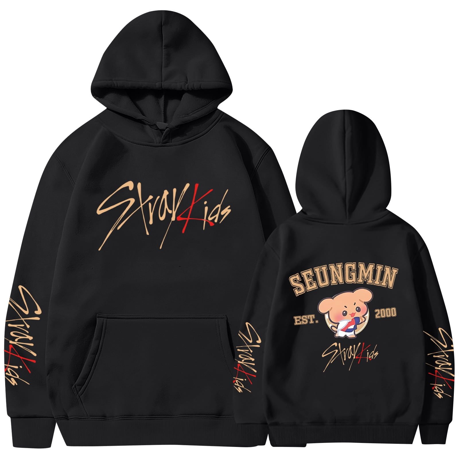 Stray Kids Merch Cozy Pullover Fleece Jacket Felix Hyunjin Soft ...