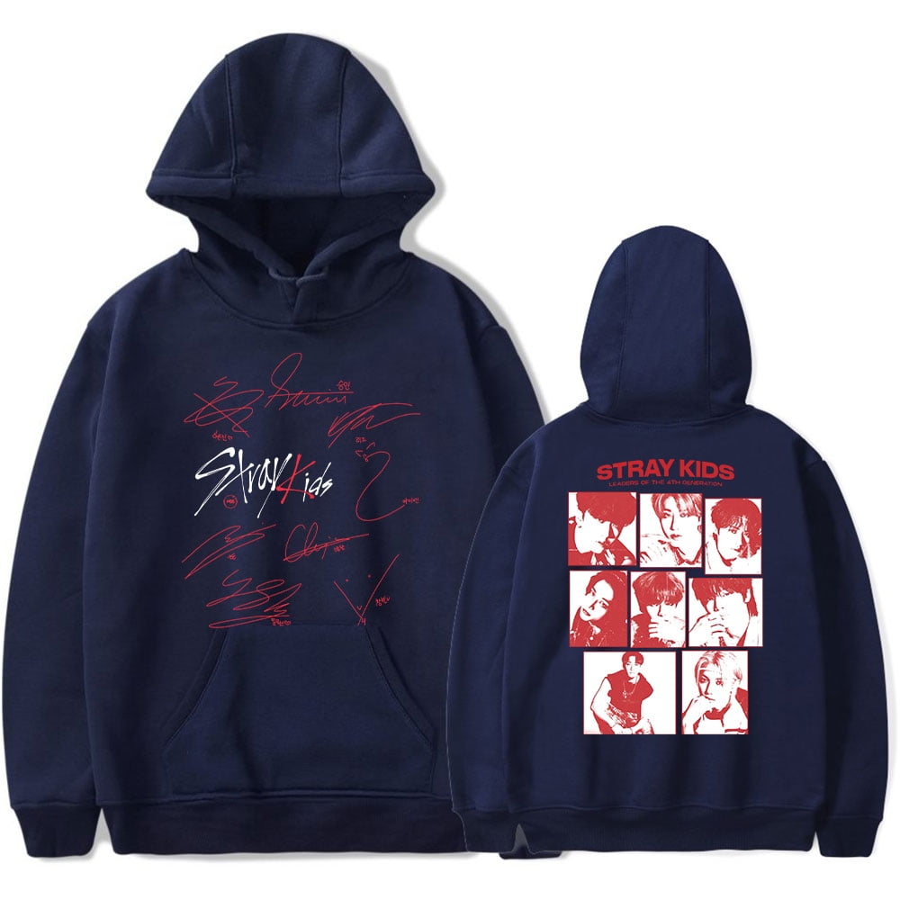 Stray Kids Merch Hoodie Hip Hop Fashion Casual Neutral Sports Long ...