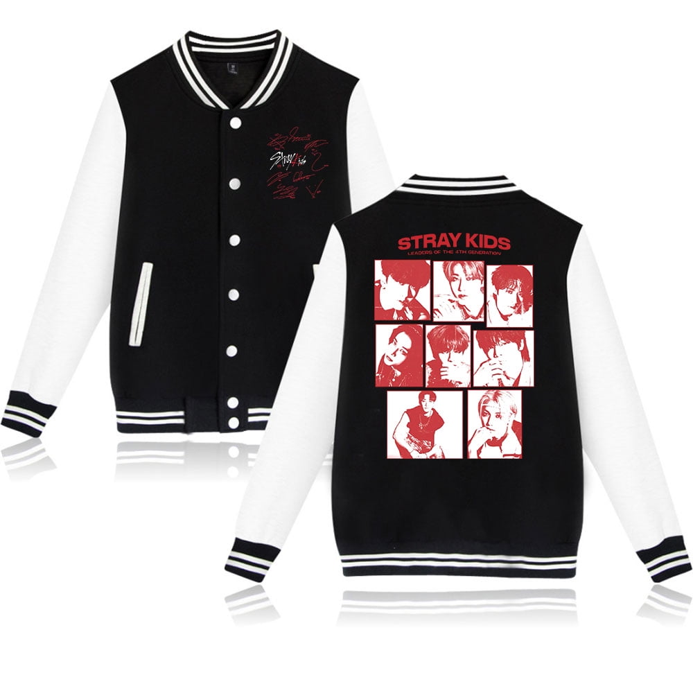 Stray Kids New album hip-hop clothing men's and women's long sleeved ...