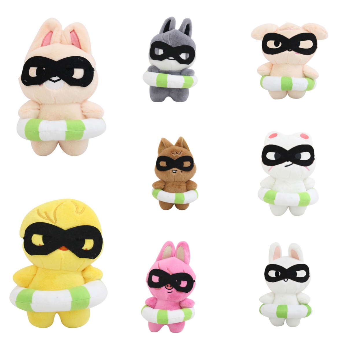 Stray Kids PILOT SKZOO Plush Doll 3rd Fanmeeting Collection Doll Toys ...