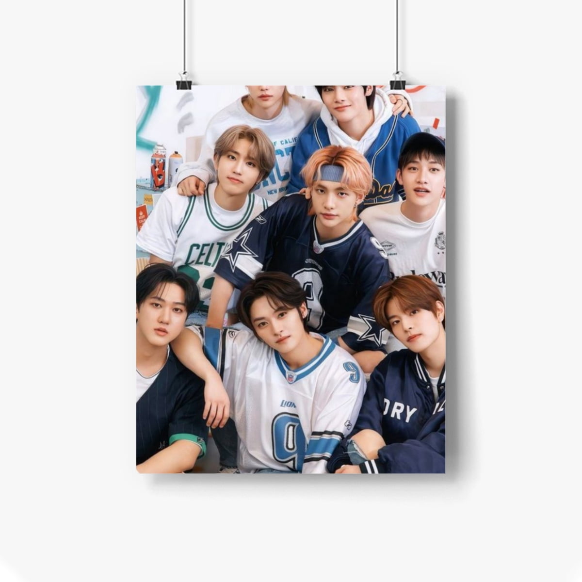 Stray Kids Poster Comic Cover Wall Art Canvas Print Cartoon Anime ...