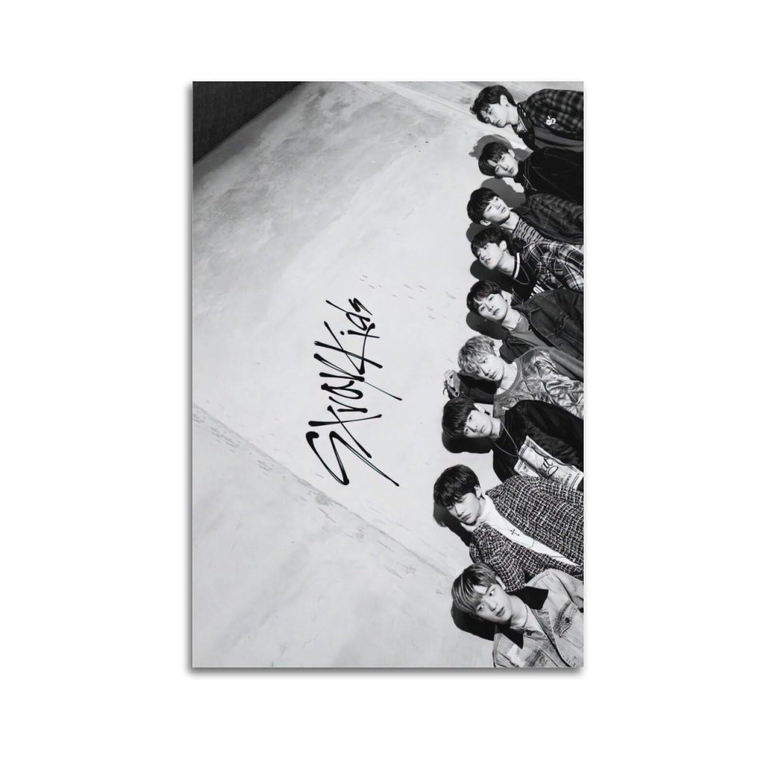 Stray Kids Poster Kpop Skz Canvas Art Poster Bedroom Gym Decorative ...