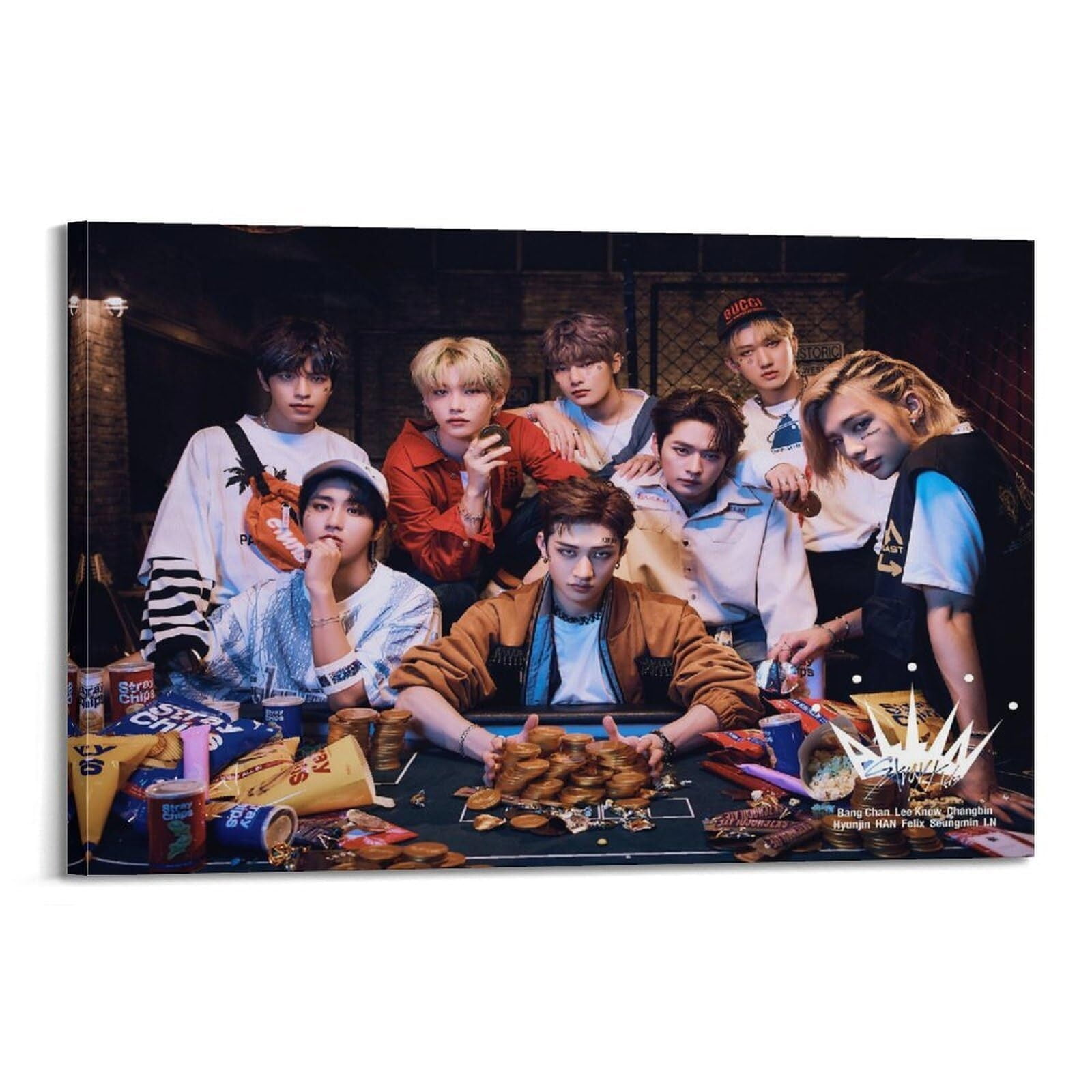 Stray Kids Poster SKZ Poster Kpop Stray Kids All Groups Members Poster ...